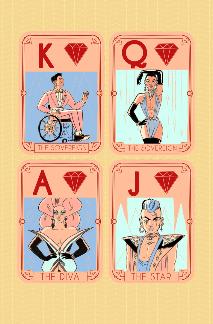 Queer Tarot Deck for Flick Games – Hireillo | Hire an Illustrator
