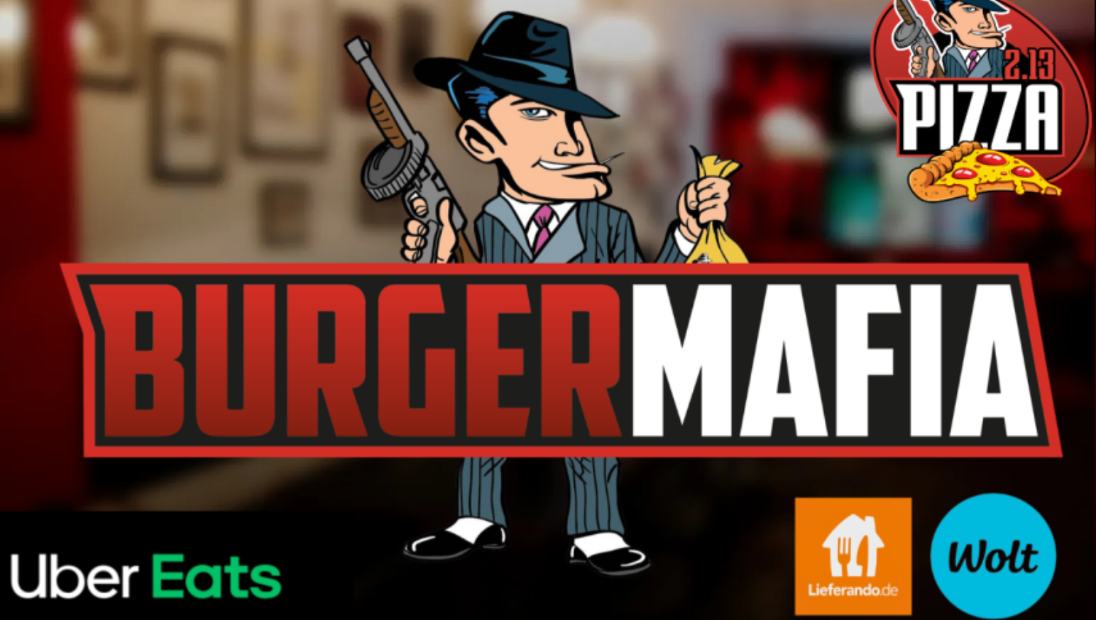 Logo and Character Design for Burger Mafia – Hireillo | Hire an Illustrator