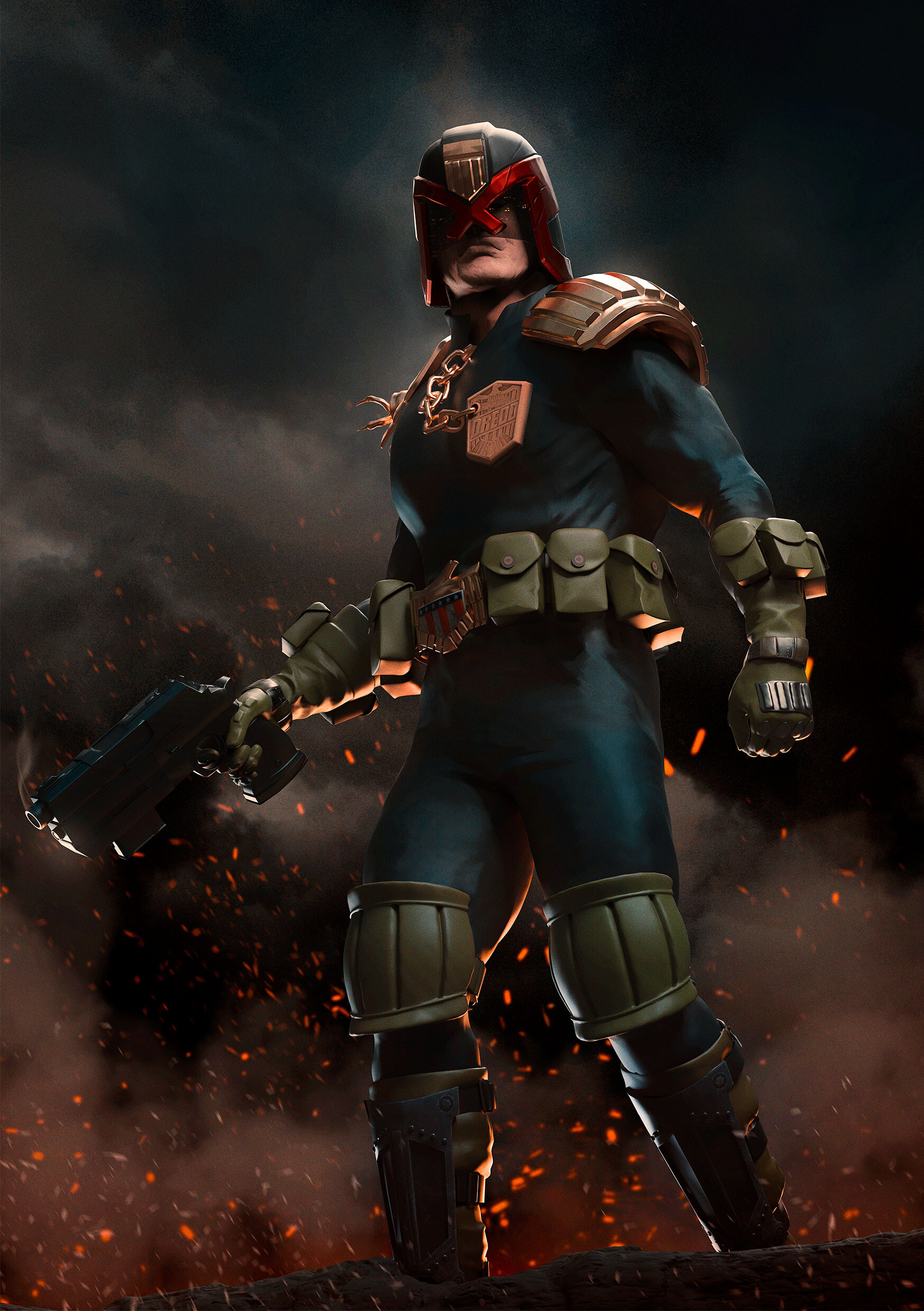 Judge Dredd Fan-art – Hireillo | Hire an Illustrator