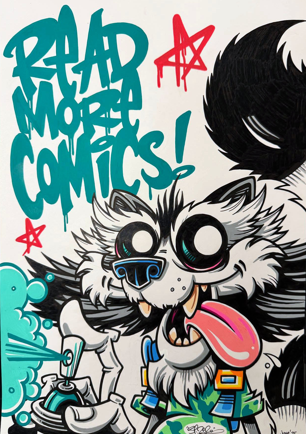 Read More Comics Postcards – Hireillo | Hire an Illustrator